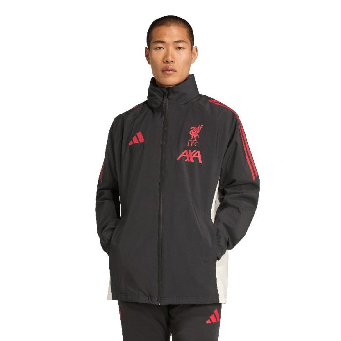 Liverpool FC Tiro 25 Competition Rain Jacket Mens BLACK | Cummins Sports